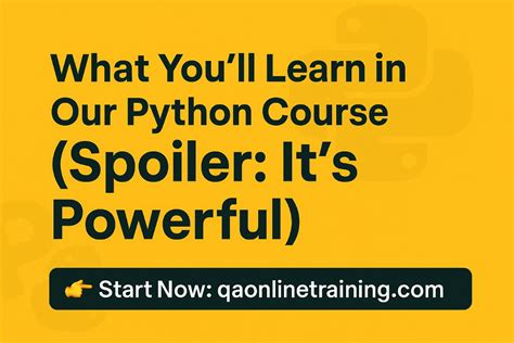 What Youll Learn In Our Python Course Its Owerful