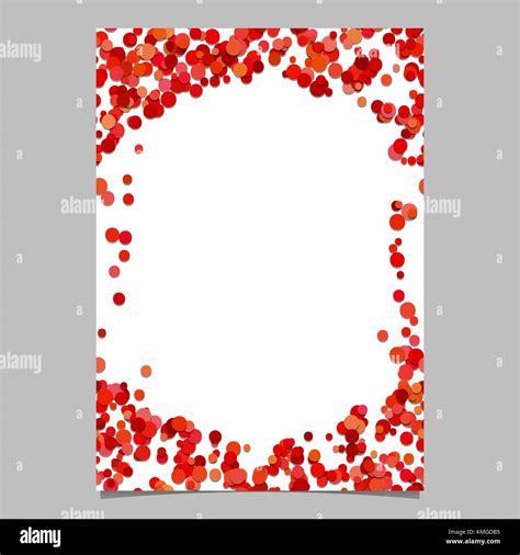 Geometrical Chaotic Dot Design Cover Background Template Digital Vector Blank Flyer Border