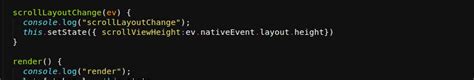Scrollview Fires Onlayout And Oncontentsizechange All The Time Issue Facebook