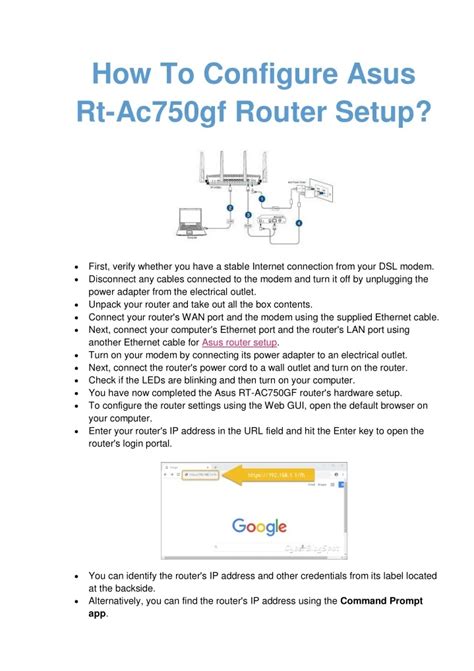 PPT How To Configure Asus Rt Ac750gf Router Setup PowerPoint Presentation ID 10380055