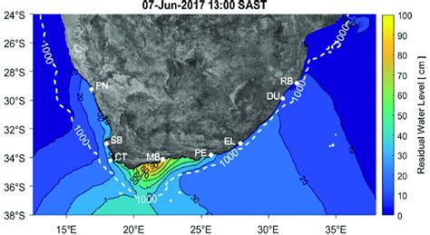 Storm Surge Water Levels Associated With Cape Storm During Early June