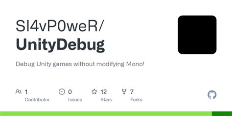 Github Sl4vp0werunitydebug Debug Unity Games Without Modifying Mono
