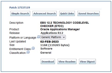 Jan 2023 Updates To Ebs Technology Codelevel Checker Etcc Part I