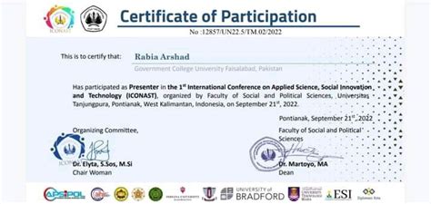 Im Happy To Share That Ive Obtained A New Certification Conference Presentation Certificate