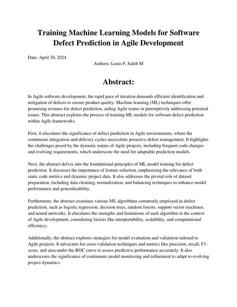 Pdf Training Machine Learning Models For Software Defect Prediction