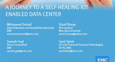 A Journey To A Self Healing Iot Enabled Data Center