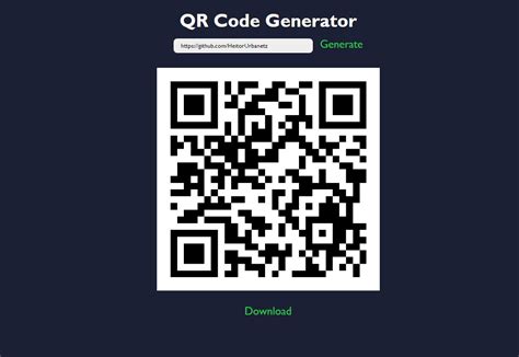 github heitorutz qrcode generator react
