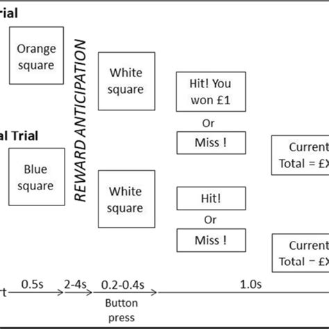 Mid Task Outline Showing The Two Trial Types Included In The Task Win