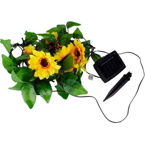 Гирлянда садовая на солнечной батарее Uniel Usl S 138 Pt2300 Sunflowers Ul 00009377 — купить по