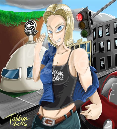 Android 18 By Tahkyn On Newgrounds