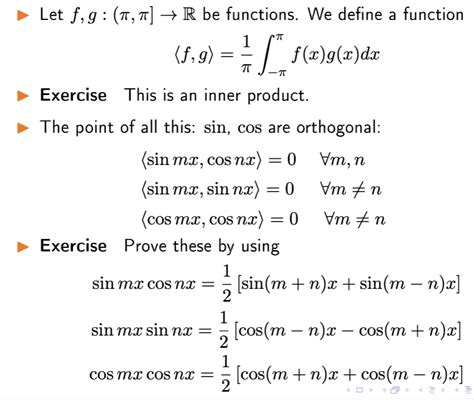 Solved Exercise By Using Eulers Formula Einx Cosnx Isinnx