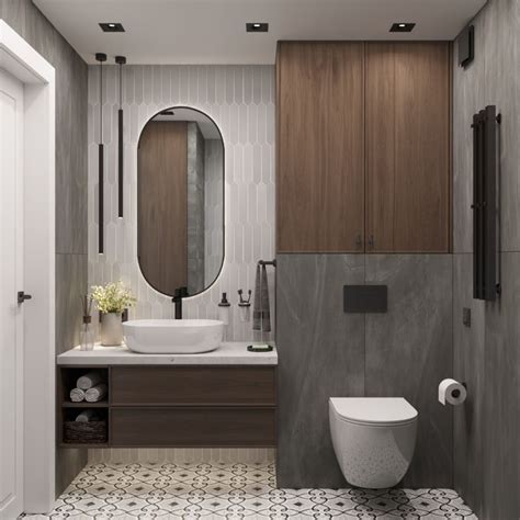 Ванная комната в частном доме Дизайн дома Дизайн ванной Дом