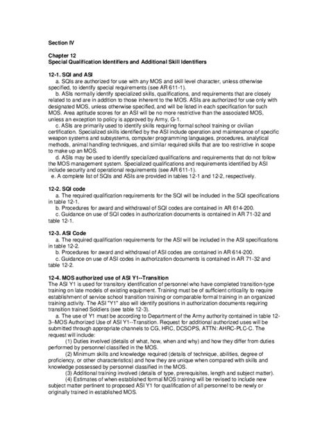 Army Additional Skillarmy Additional Skill