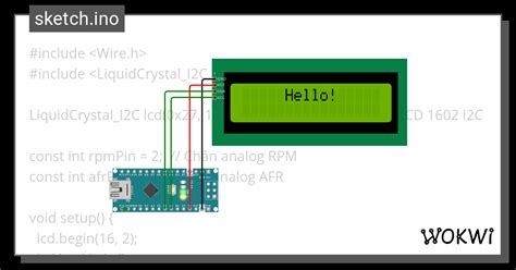 Rpm Afr Wokwi Esp32 Stm32 Arduino Simulator