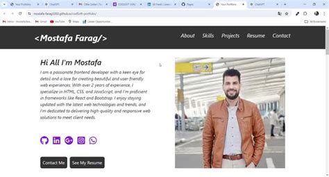 Mostafa Farag On Linkedin Webdevelopment Codsoft Portfolio Workinprogress