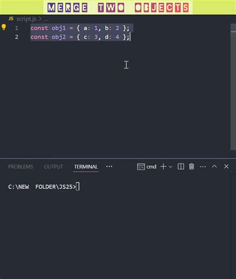 How To Merge Two Objects In Javascript Coding Htmlcss Webdevelopment Theroxycoder Youtube