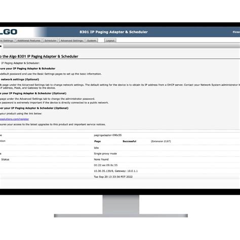 IP Endpoint Management Algo Communication Products Ltd