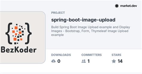 spring boot image upload ecosystem directory market dev