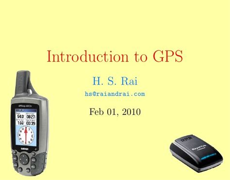 Basics Of Gps