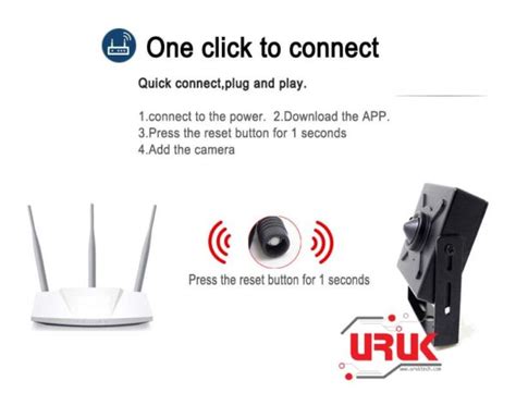 IP Wireless P2P Camera 720p Windows Android IOS UrukTech