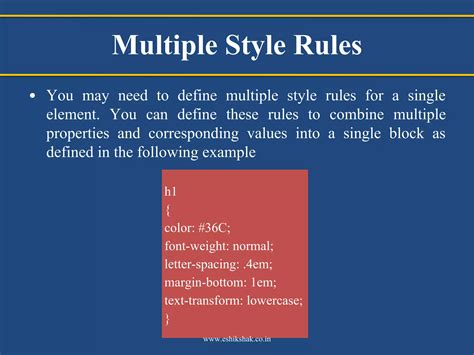 Introduction To Css Ppt
