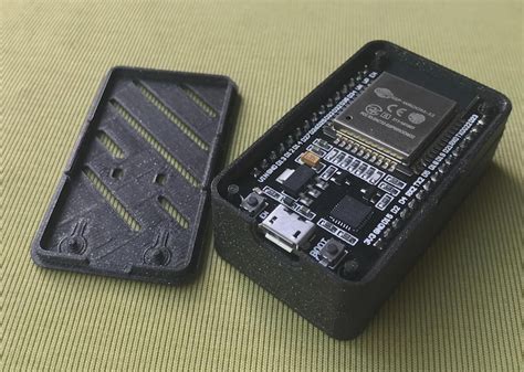 Esp32 Devkit V1 Case Chunky Snap On Cover With Usb Led Pin Access Printable Enclosure