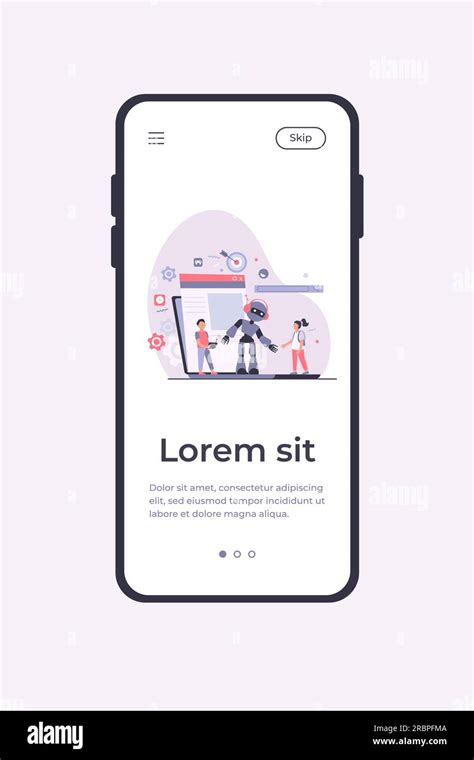 School Activity And Robotics Class Concept Stock Vector Image And Art Alamy