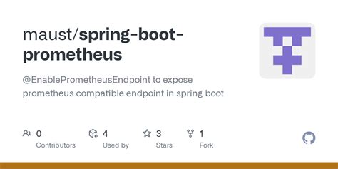 Github Maust Spring Boot Prometheus Enableprometheusendpoint To Expose Prometheus Compatible