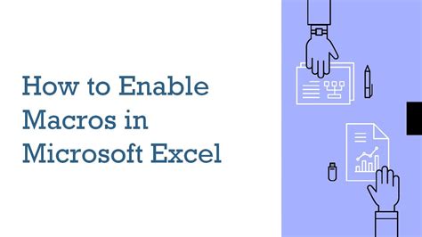 How To Enable Macros In Excel Youtube