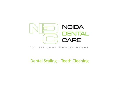 dental scaling procedure explained pptx