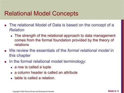 4 The Relational Data Model And Relational Database Constraints Pdf
