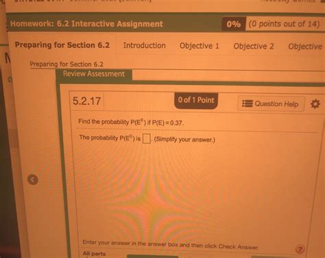 Solved Homework 62 Interactive Assignment 0 0 Points Out