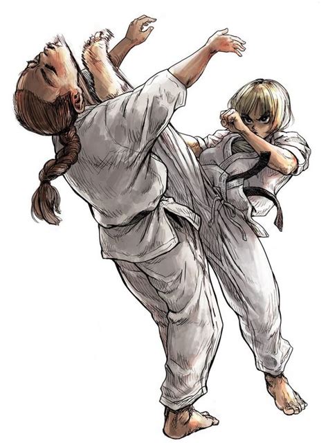 Karate Girls Fight 2 By Doaosu On Deviantart