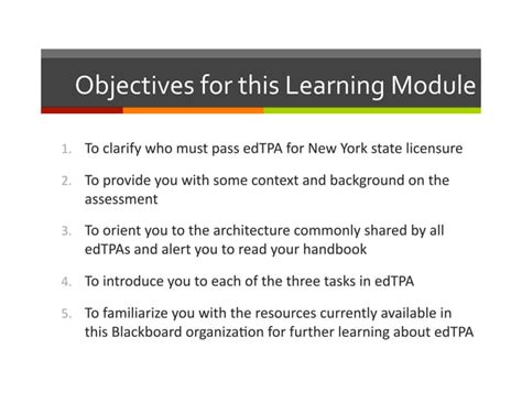Edtpa Online Module 1 General Information Pdf