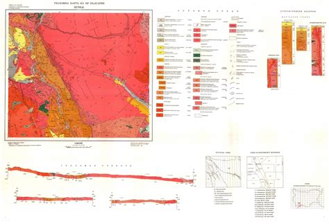 K 34 084 Белица Геоложка карта на България Геологический портал Geokniga