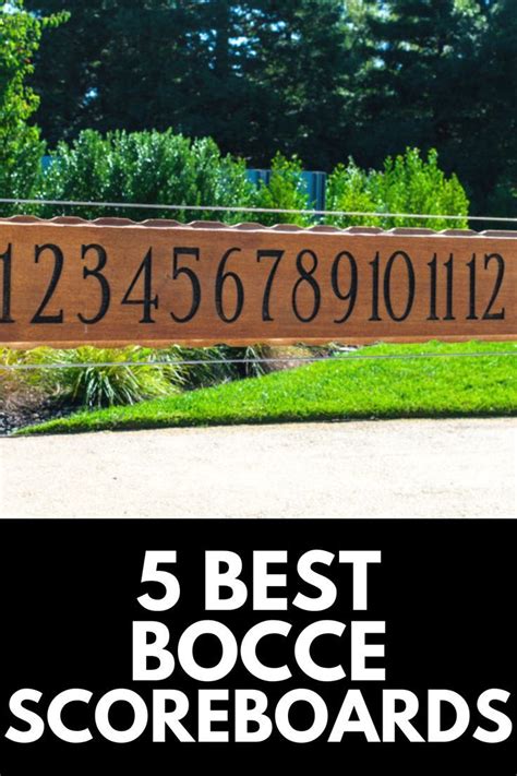 5 Best Bocce Scoreboards Review And Guide Bocce Scoreboard Diy Outdoor Bocce Ball Scoreboard