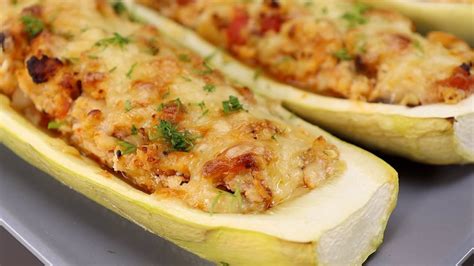 Теперь вы приготовите Вкусные кабачки Секрет вкуса фаршированных лодочек из кабачков Youtube