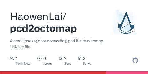 Github Haowenlaipcd2octomap A Small Package For Converting Pcd File To Octomap Btot File