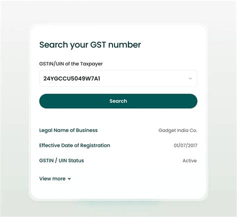 Gst Number Search And Verification Tool Online Pine Labs
