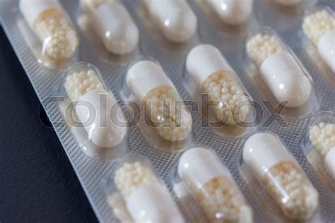 Flu Season Pills Medicine Drugs Stock Image Colourbox