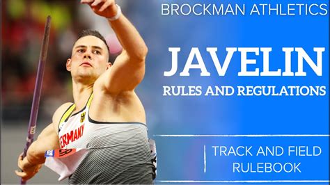 Javelin Rules And Regulations Youtube