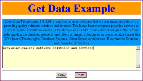 JavaScript GetData Method