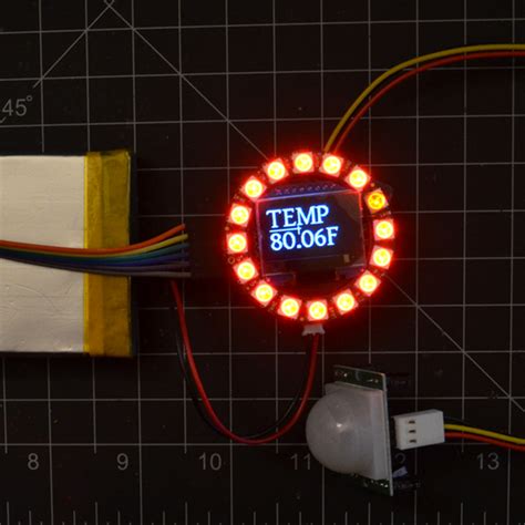 NeoPixel Temperature Display Hackaday Io
