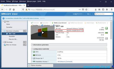 Upgrade Virtual Hardware Of A Virtual Machine With Vmware Esxi 6 7 Vmware Tutorials