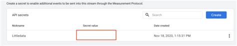 create a measurement protocol api secret in ga4 littledata help center