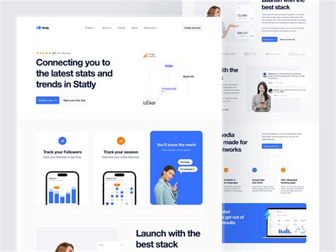 Social Analytics Tools Landing Page By Wildan On Dribbble