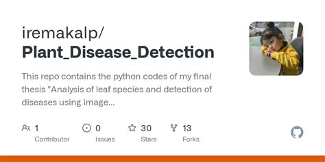 Github Iremakalpplantdiseasedetection This Repo Contains The