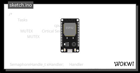 freertos mutex copy wokwi esp32 stm32 arduino simulator