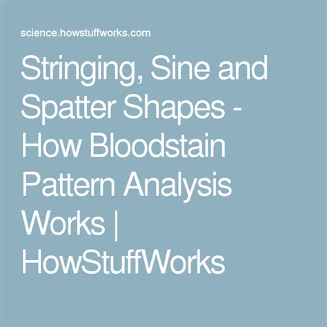 How Bloodstain Pattern Analysis Works Artofit