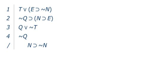 Solved Natural Deduction Formal Logic